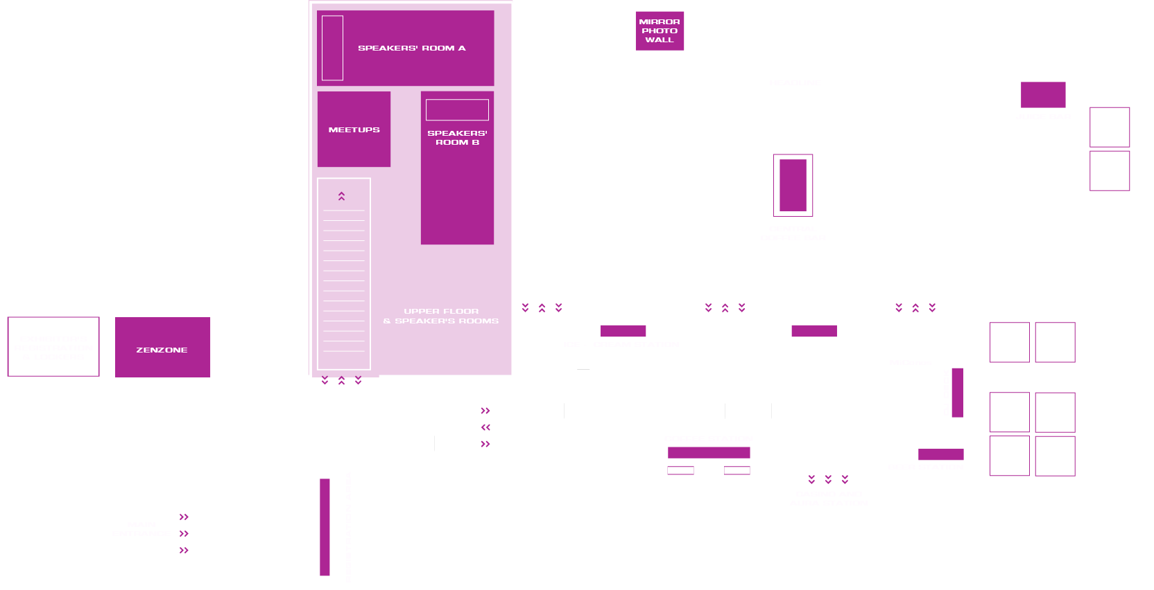 i-Con Floor Map, Island Conference Floor Map